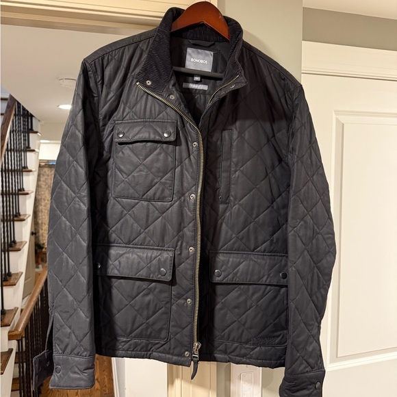 Bonobos | Jackets & Coats | Bonobos Mens Quilted Barn Jacket In Black ...